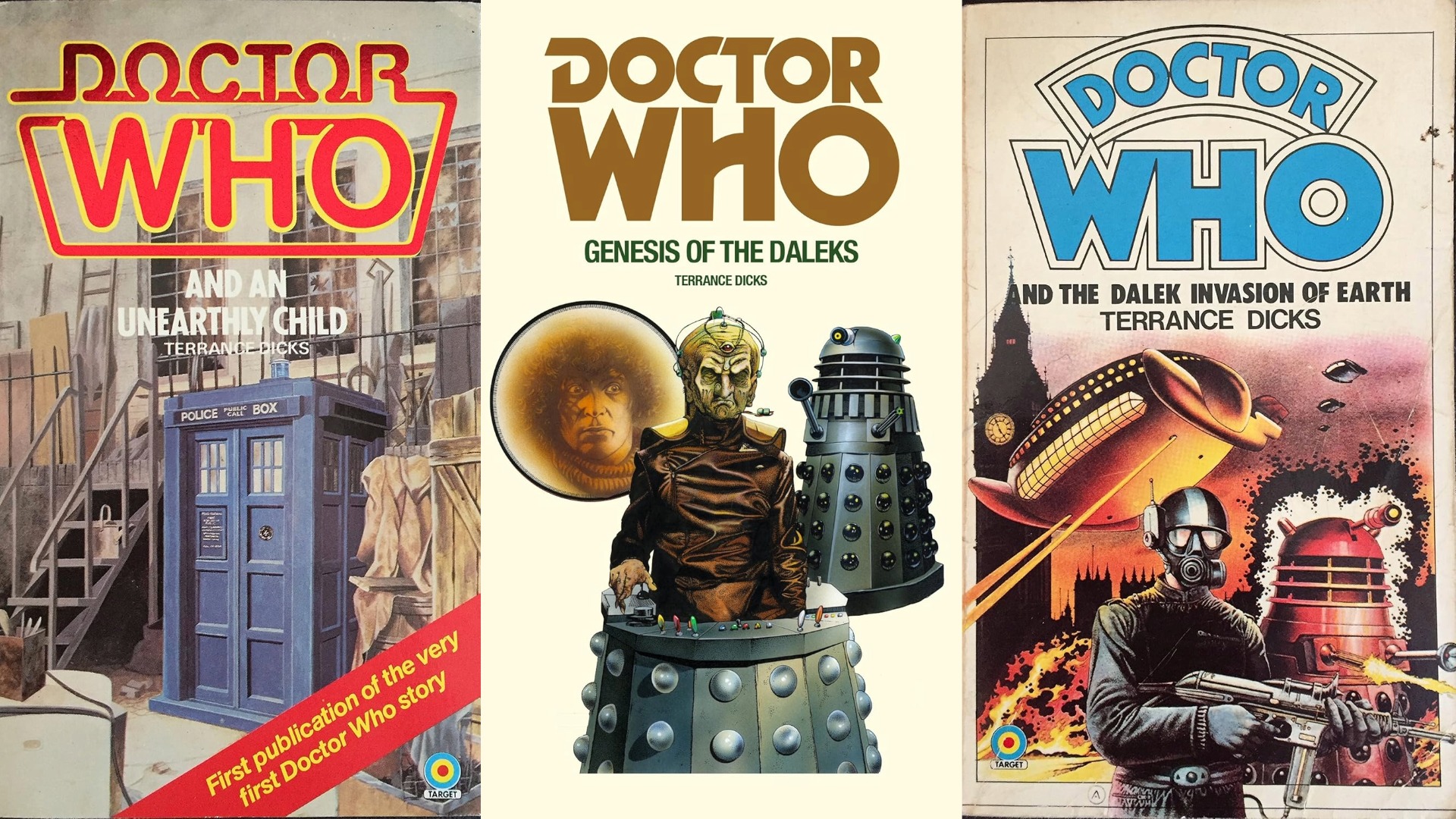 Doctor Who Target Novelisations in Order - Classic & New Books